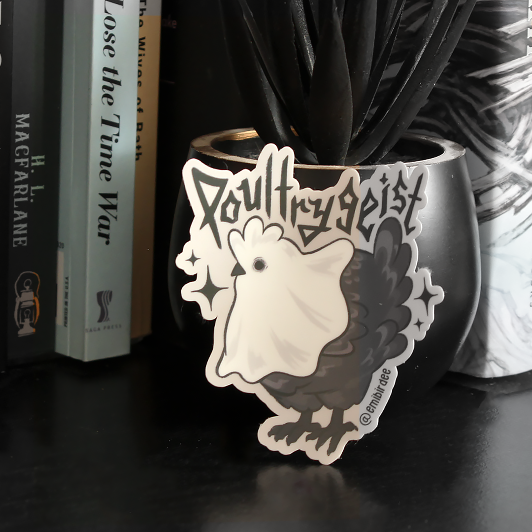 Poultrygeist Vinyl Sticker – Emibirdee Online Store